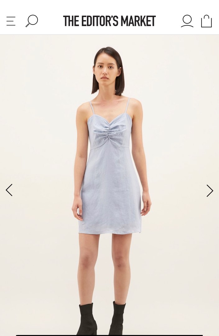 TEM Reah Linen Mini Dress, Women's Fashion, Dresses & Sets, Dresses on ...