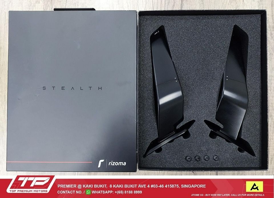 Rizoma Stealth Mirror Yamaha TMAX 560 2022>, Motorcycles, Motorcycle ...