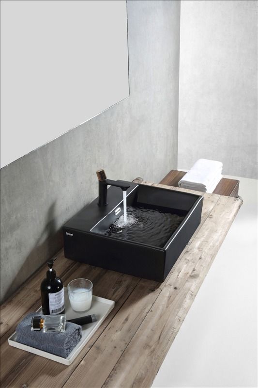 Rubine x sgPlumbMart VENTO 50M Wall Hung / Countertop Ceramic Basin ...