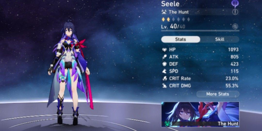 for sale seele w/ in the night light cone signature weapon + yanqing ...