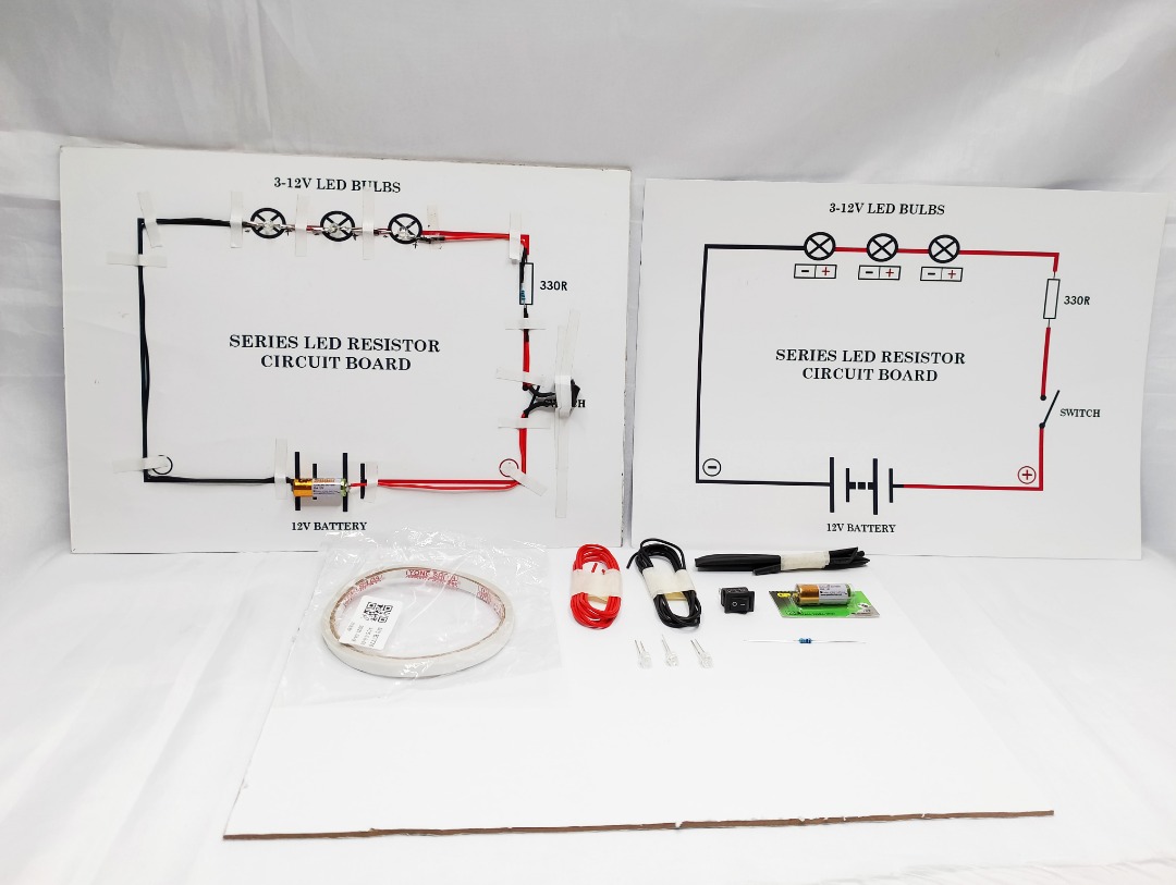 Series Circuit Board With 330r Resistor Best For Experiment Science