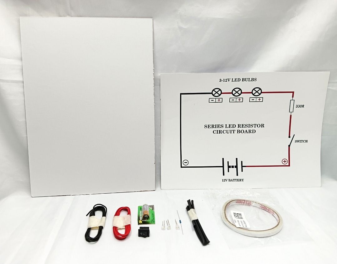 SERIES CIRCUIT BOARD with 330R RESISTOR, BEST FOR EXPERIMENT SCIENCE ...