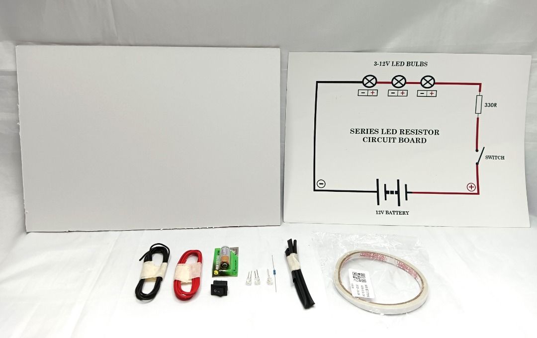 SERIES CIRCUIT BOARD with 330R RESISTOR, BEST FOR EXPERIMENT SCIENCE ...