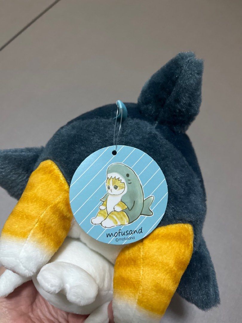 Shark mofusand with seal 20cm, Hobbies & Toys, Toys & Games on Carousell