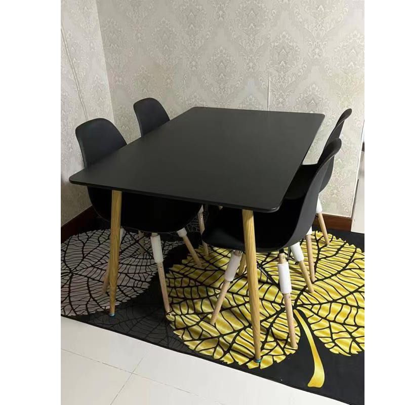 Simple wooden dining table SET affordable and easy to use, Furniture ...