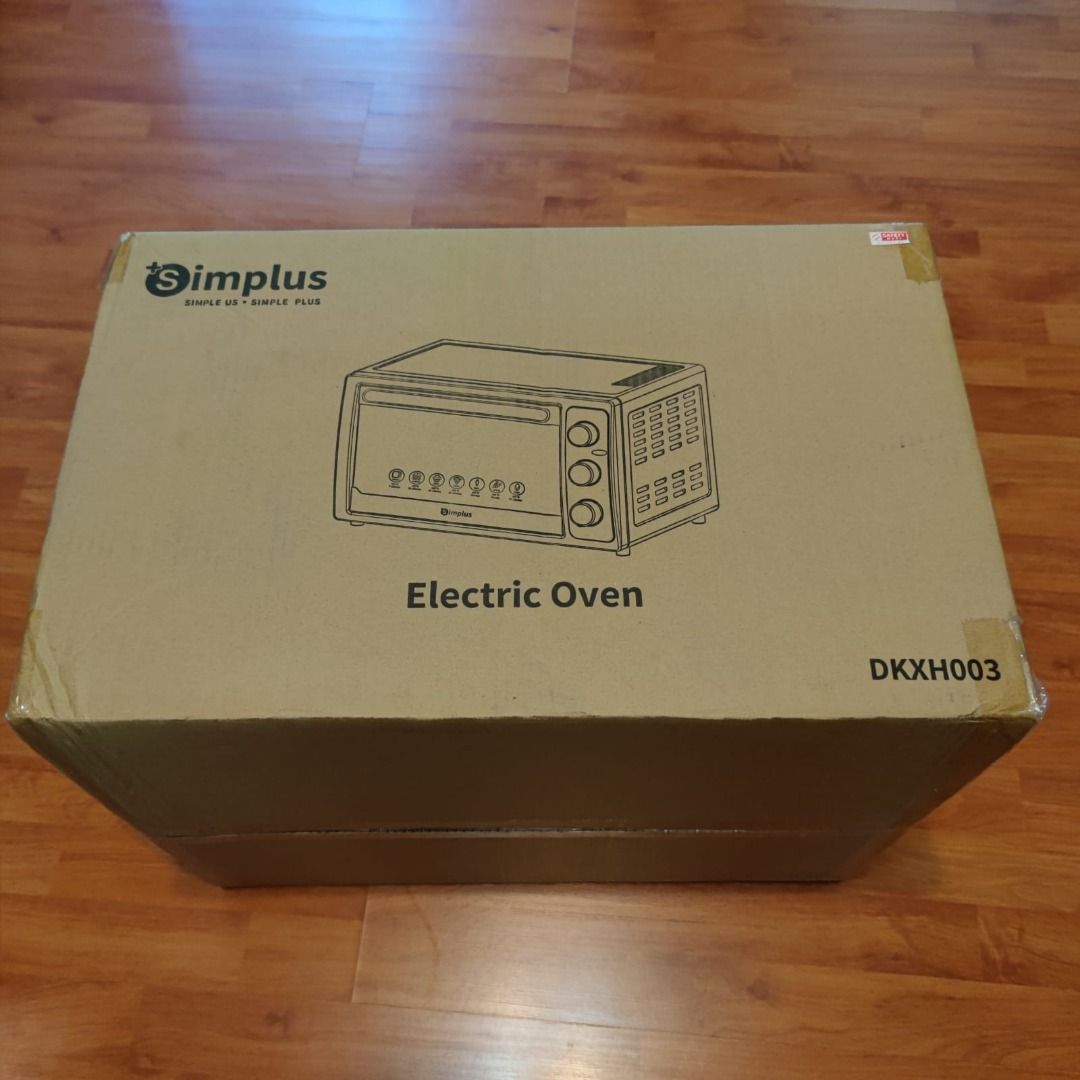 Simplus Toaster Oven 28L Countertop Electric with Baking Tray Grill ...