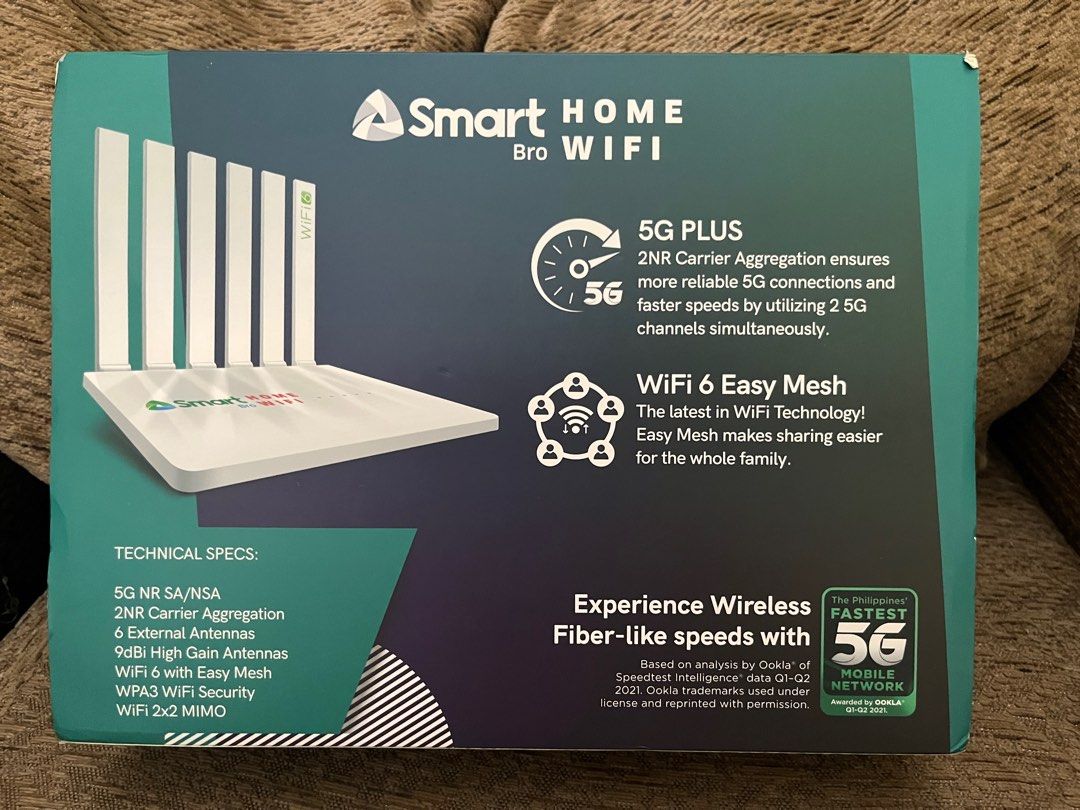 Smart Bro Home Wifi 5G- Greenpacket D5H, Computers & Tech, Office ...