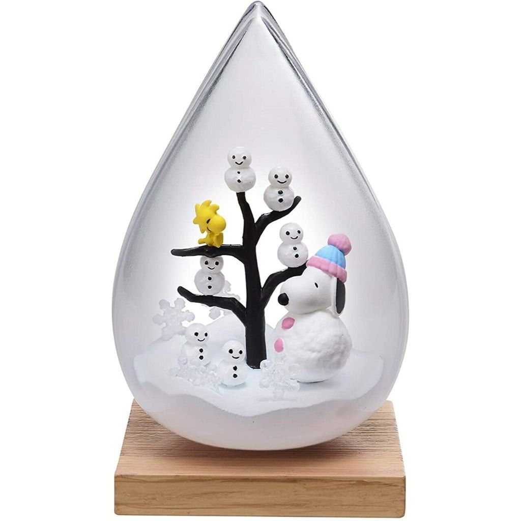 Snoopy Weather Terrarium - Snow Day snoopy peanuts Woodstock figurine ...