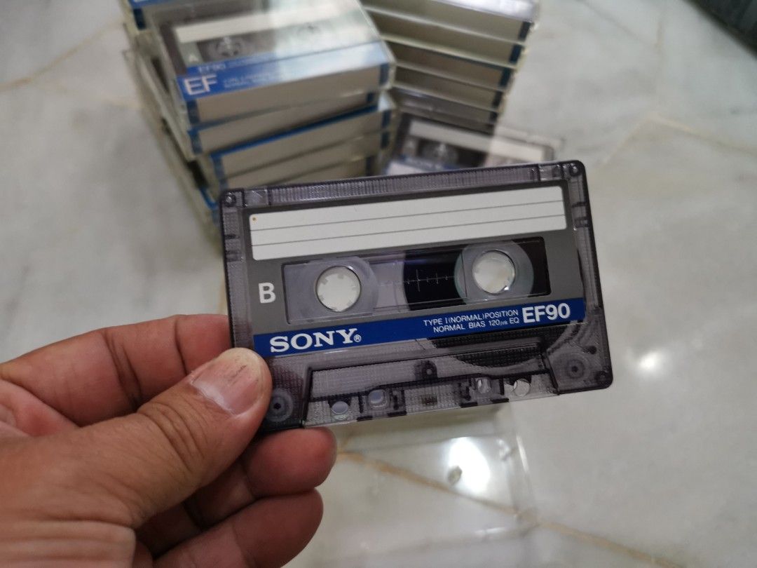 Sony EF90 Normal Position IEC I/TYPE I Blank Audio Cassette Tape (Used ...