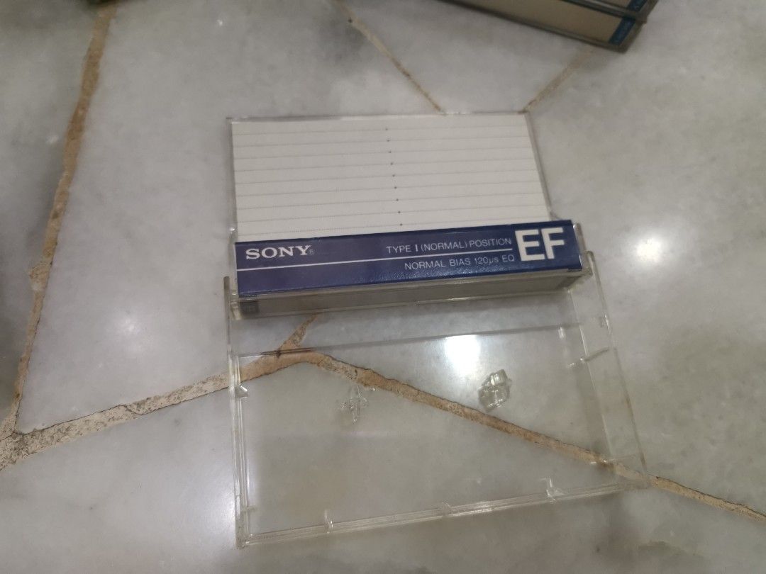 Sony EF90 Normal Position IEC I/TYPE I Blank Audio Cassette Tape (Used ...
