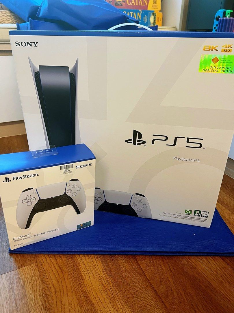 SONY PS5 Console Disc Version (Brand New), Video Gaming, Video Game ...