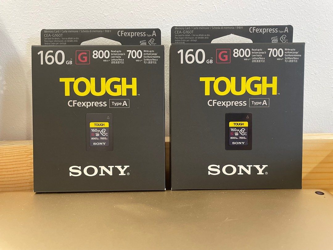 Sony Tough CFexpress Type A 160GB (Brand New), Photography, Photography ...