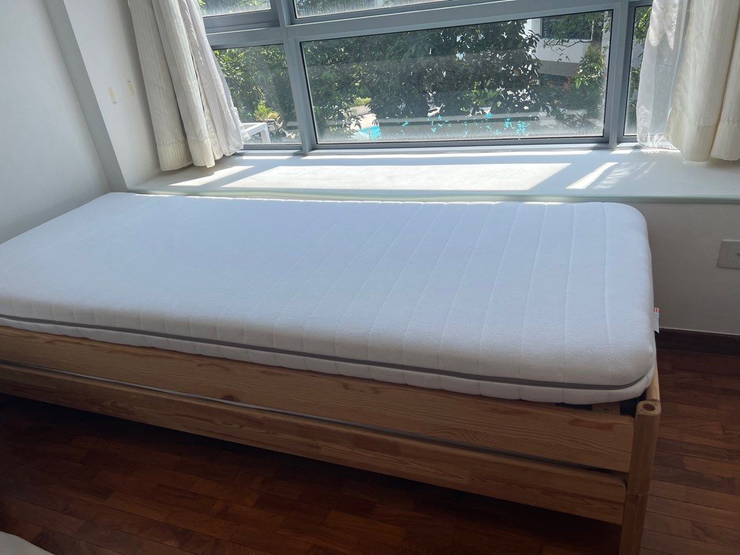 Stackable Beds IKEA UTAKER, Furniture & Home Living, Furniture, Bed ...