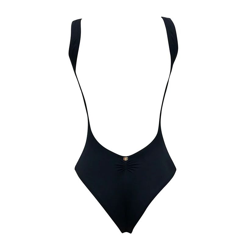 Sundae - Black Supreme One Piece Low Back on Carousell