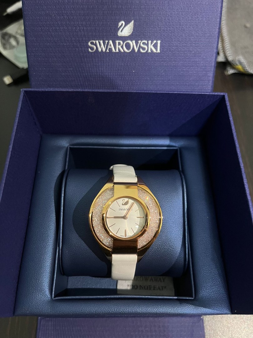 Swarovski crystalline oval watch, Women's Fashion, Watches ...