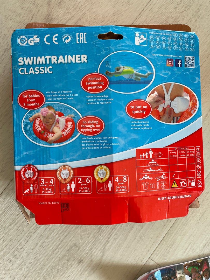 Swim trainer float, Babies & Kids, Infant Playtime on Carousell