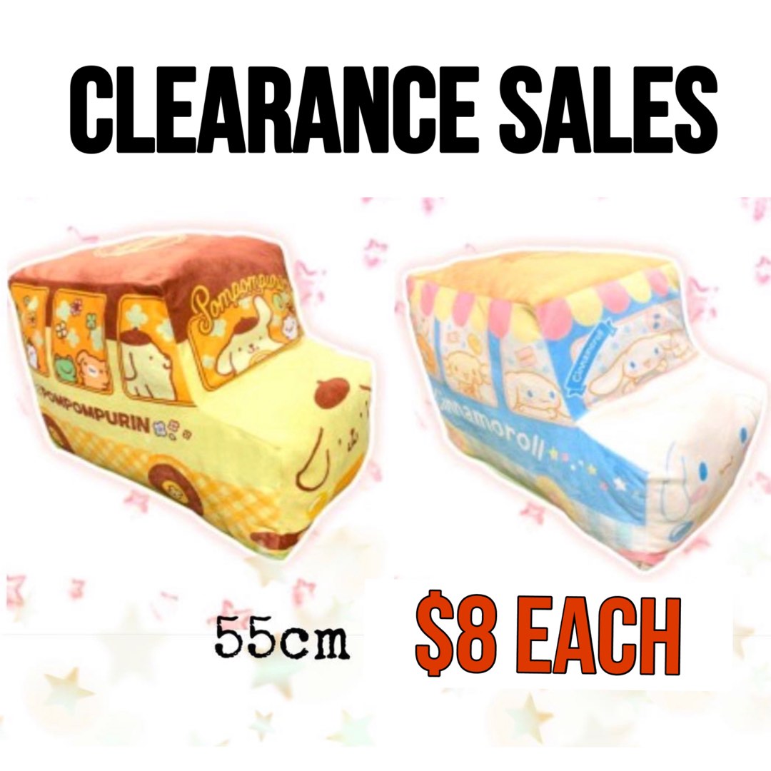 SWIPE SALES cinnamoroll pompompurin bus bear teddy checker sanrio ...