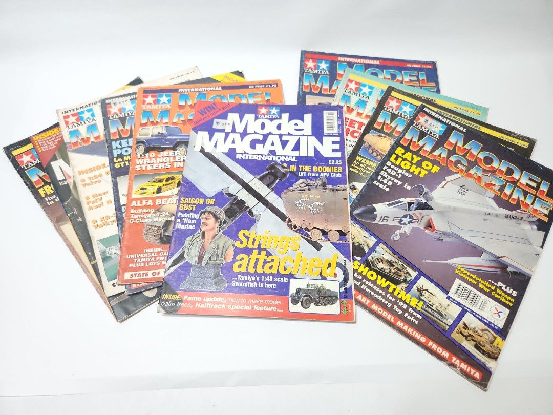TAMIYA magazines. Assorted, Hobbies & Toys, Books & Magazines ...