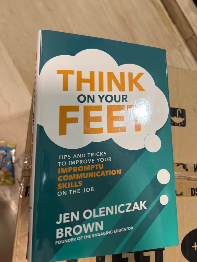 think on your feet ,communication skills book, Hobbies & Toys, Books ...
