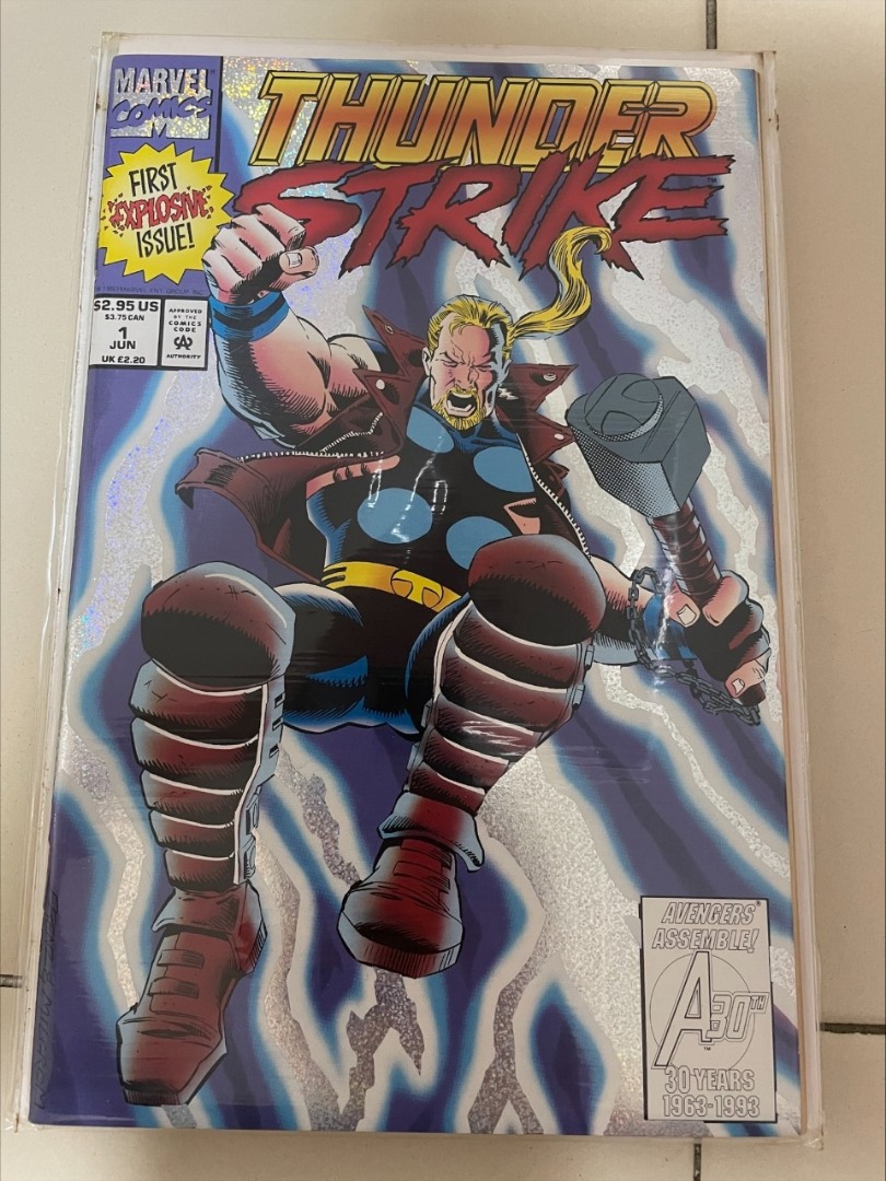 THUNDERSTRIKE #1 (MARVEL COMICS), Hobbies & Toys, Books & Magazines, Comics & Manga on Carousell