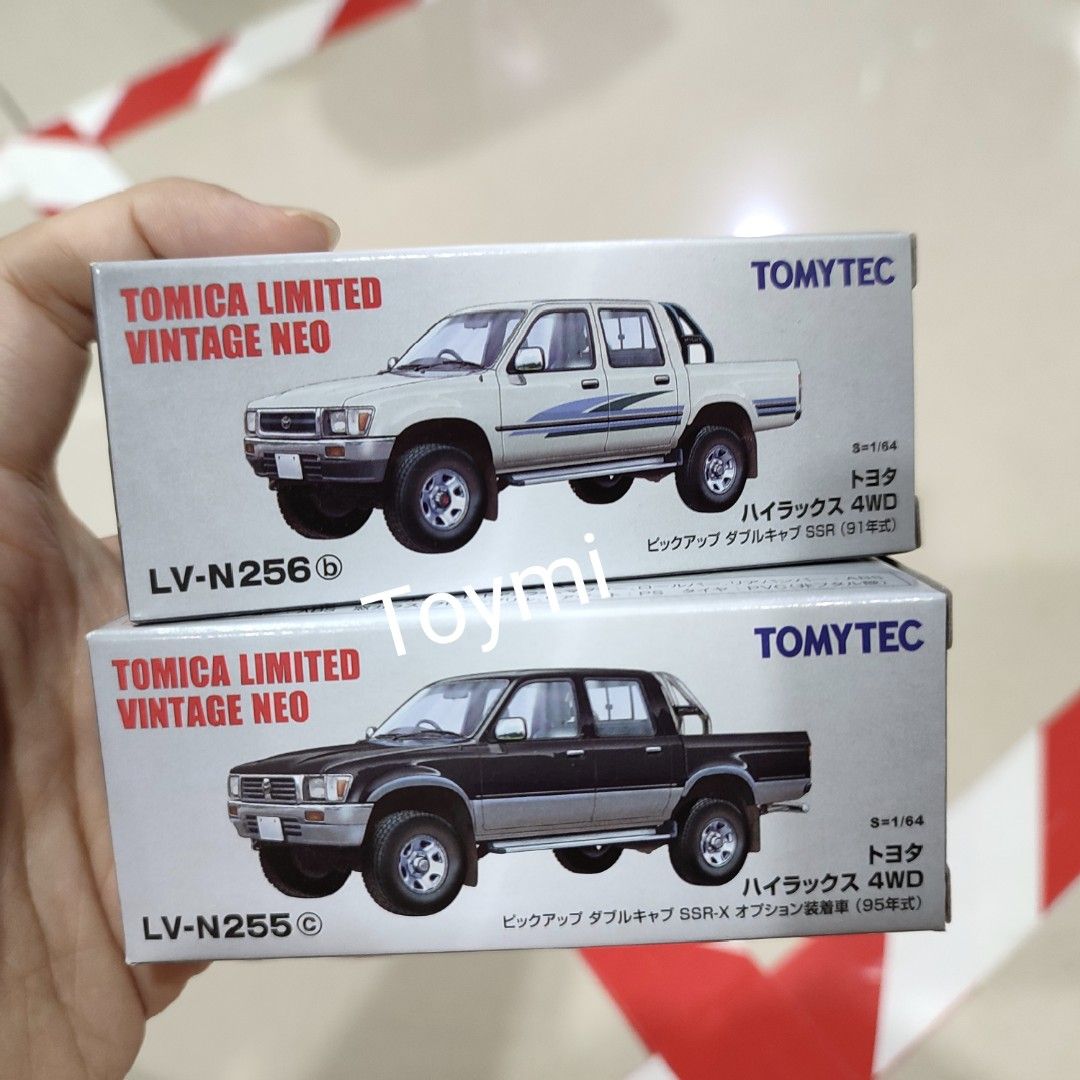 Tomica limited tlvn 1/64 Toyota Hilux 1991, 1995, Hobbies & Toys, Toys ...