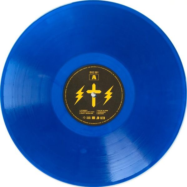 [TRANSLUCENT BLUE/RED] STARBOY VINYL RECORD | WEEKND VINYL RECORD ...