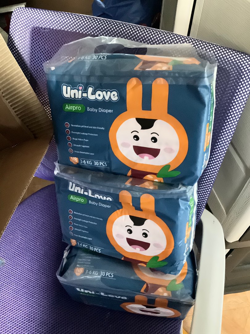 Unilove Newborn and Small diapers on Carousell