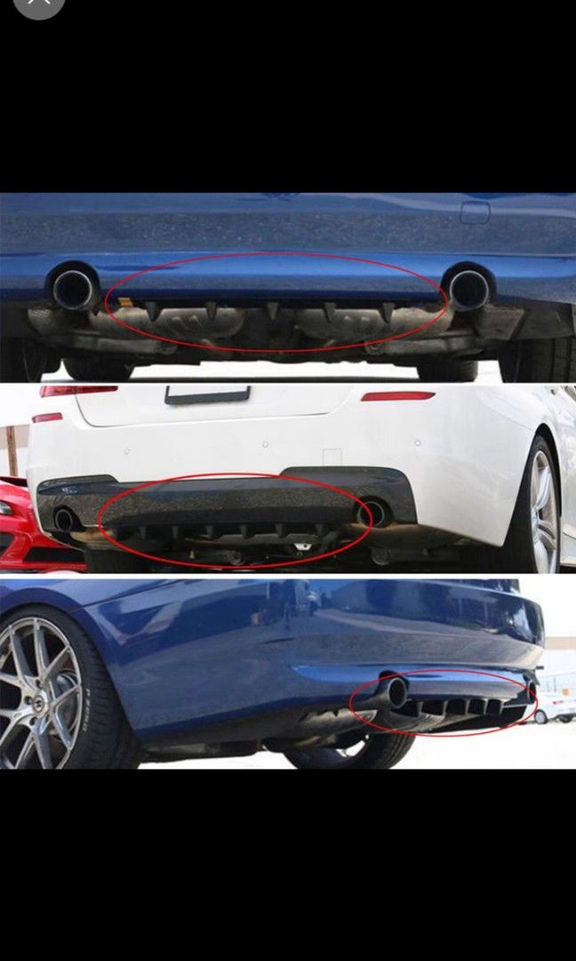 Universal rear diffuser, Car Accessories, Accessories on Carousell