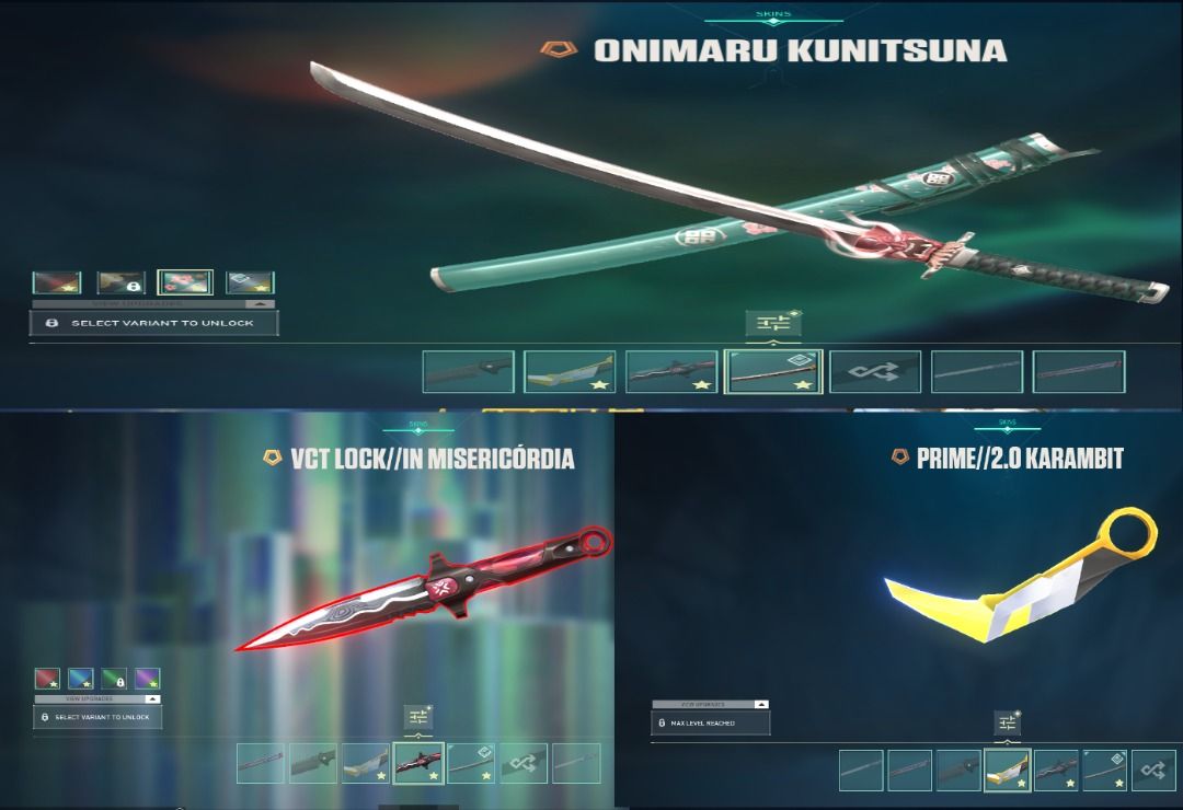 Valorant ( Oni Katana | Prime Karambit | VCT LOCK KNIFE ) Plat Account ...