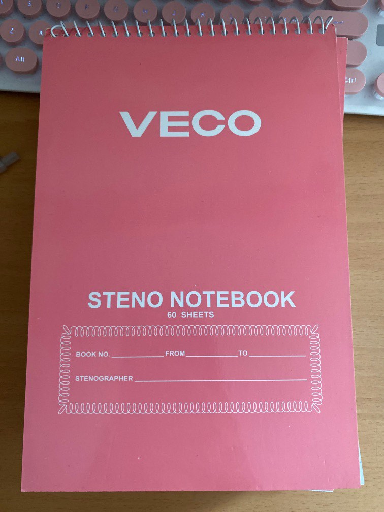 Veco Steno spring Notebook, Hobbies & Toys, Stationary & Craft ...