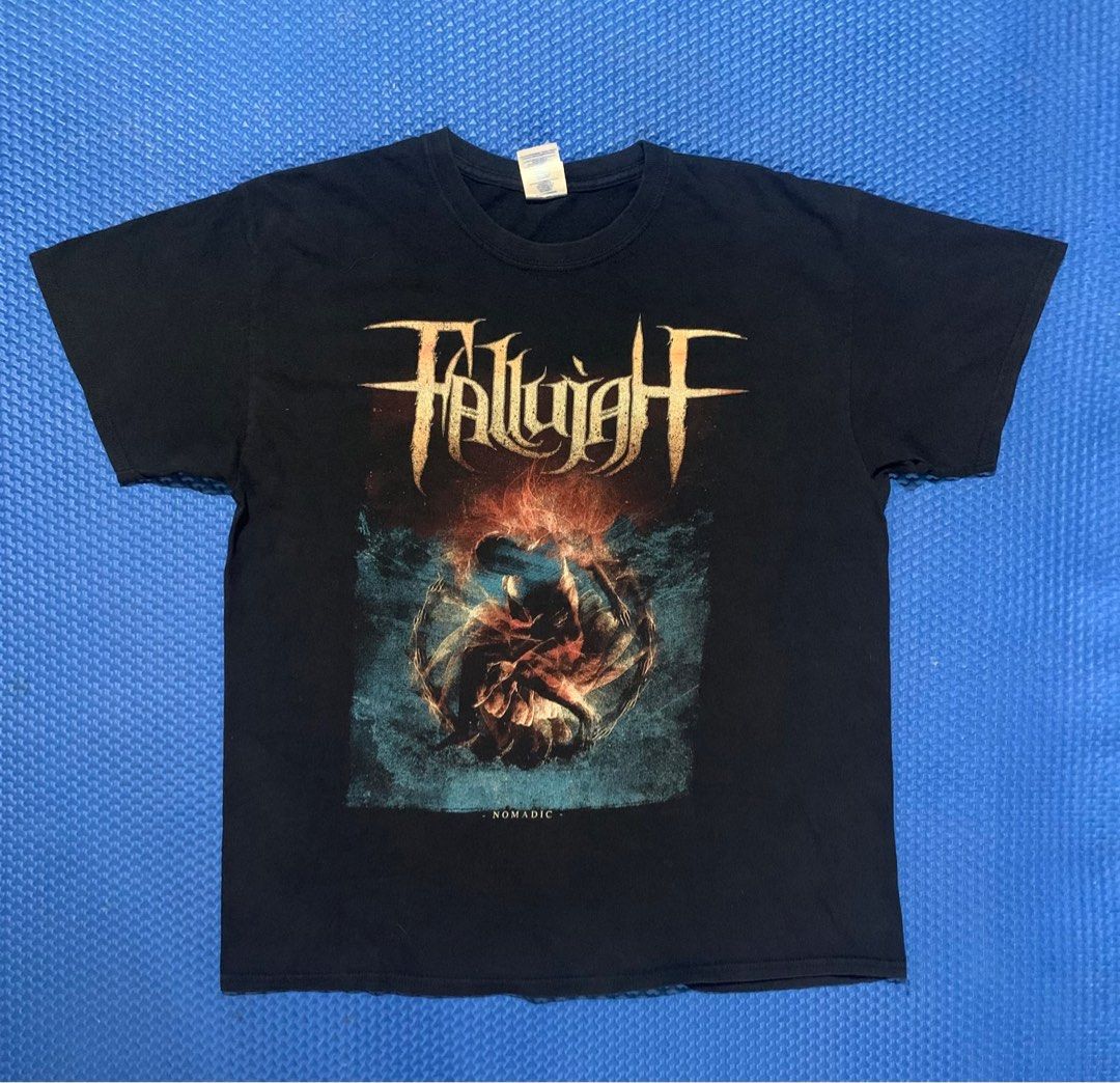 Vintage metal band shirt FALLUJAH on Carousell