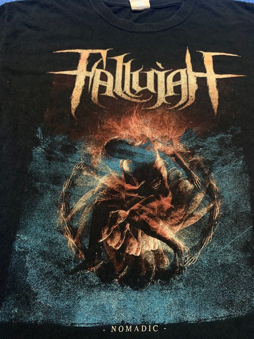 Vintage metal band shirt FALLUJAH on Carousell