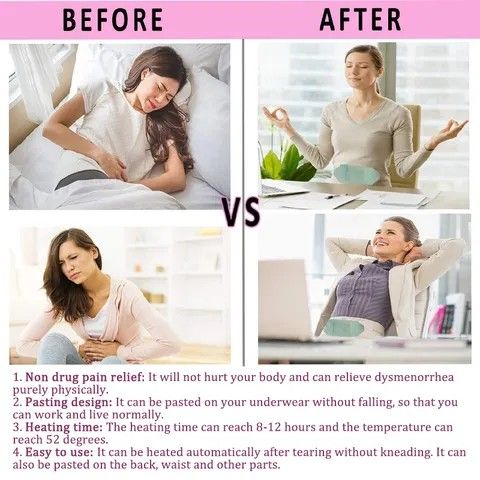 Warm womb patch-nourish and improve the health of womb. Relieve ...