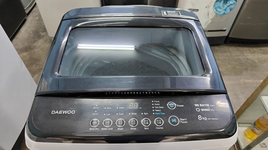 WASHING MACHINE DAEWOO 8KG, TV & Home Appliances, Washing Machines and ...