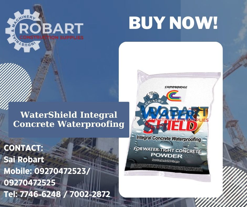 WaterShield Integral Concrete Waterproofing, Commercial & Industrial, Construction Tools ...