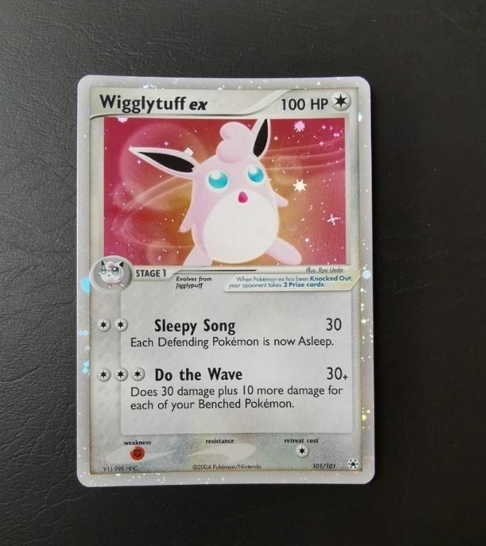 Wigglytuff EX 101/101 Ultra Rare Ex Hidden Legends Pokemon Card TCG Vintage Authentic Original ...