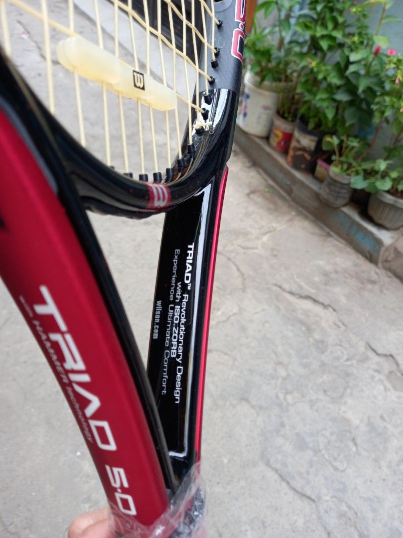 Wilson Triad 5.0, Sports Equipment, Sports & Games, Racket and Ball ...