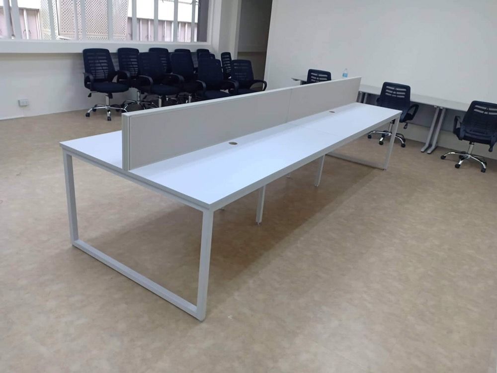WORKSTATION TABLE WITH PARTITION DIVIDER - CUSTOMIZE, Furniture & Home ...