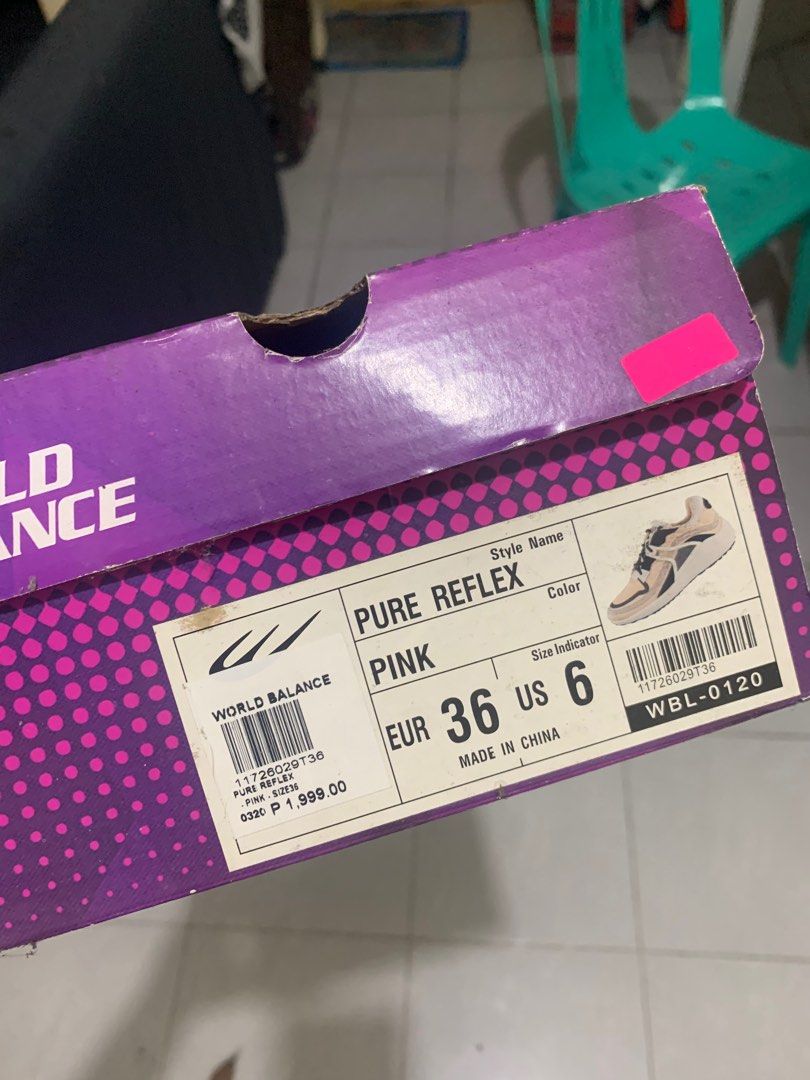 World Balance Pure Flex in Pink, Women's Fashion, Footwear, Sneakers on ...