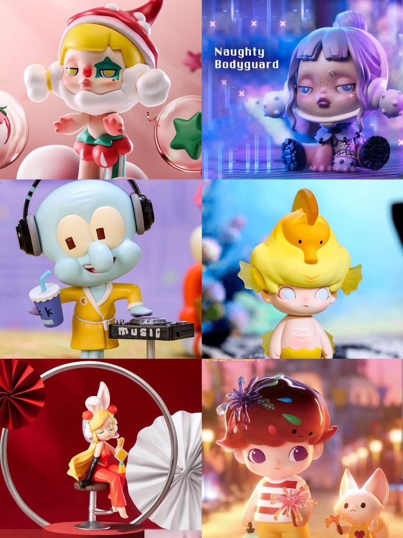 WTS/WTT POPMART DIMOO DATING / DIMOO AQUARIUM / SKULLPANDA / SPONGEBOB ...