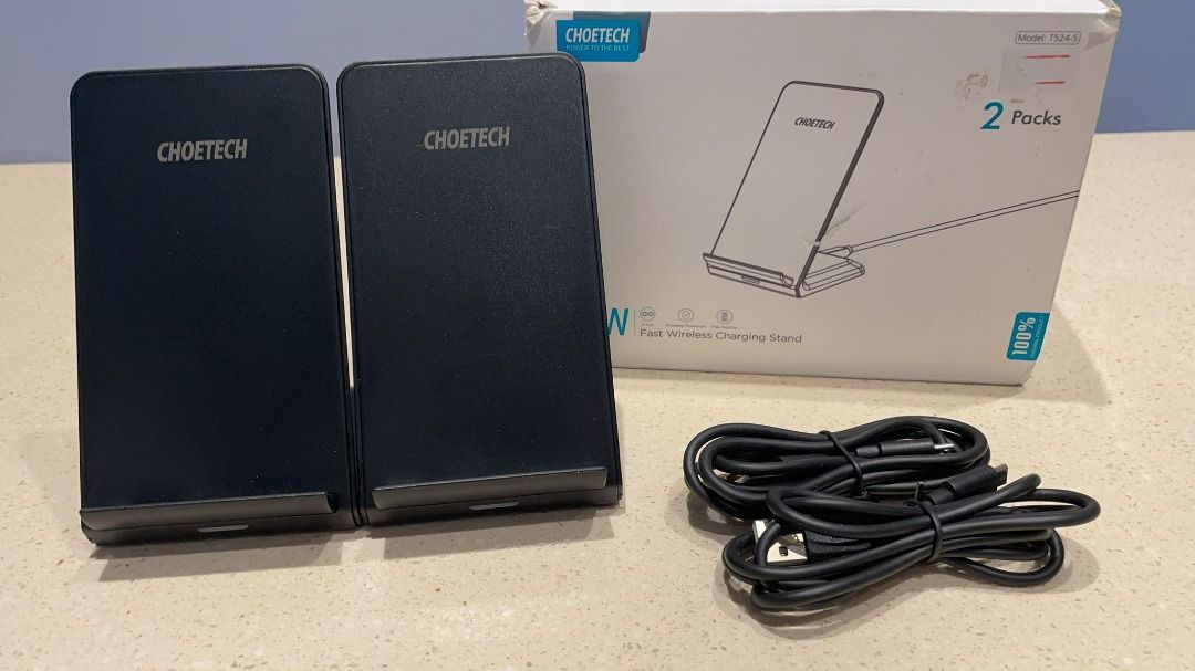 005) CHOETECH FAST CHARGE WIRELESS CHARGING STAND 10W QI-CERTIFIED ...