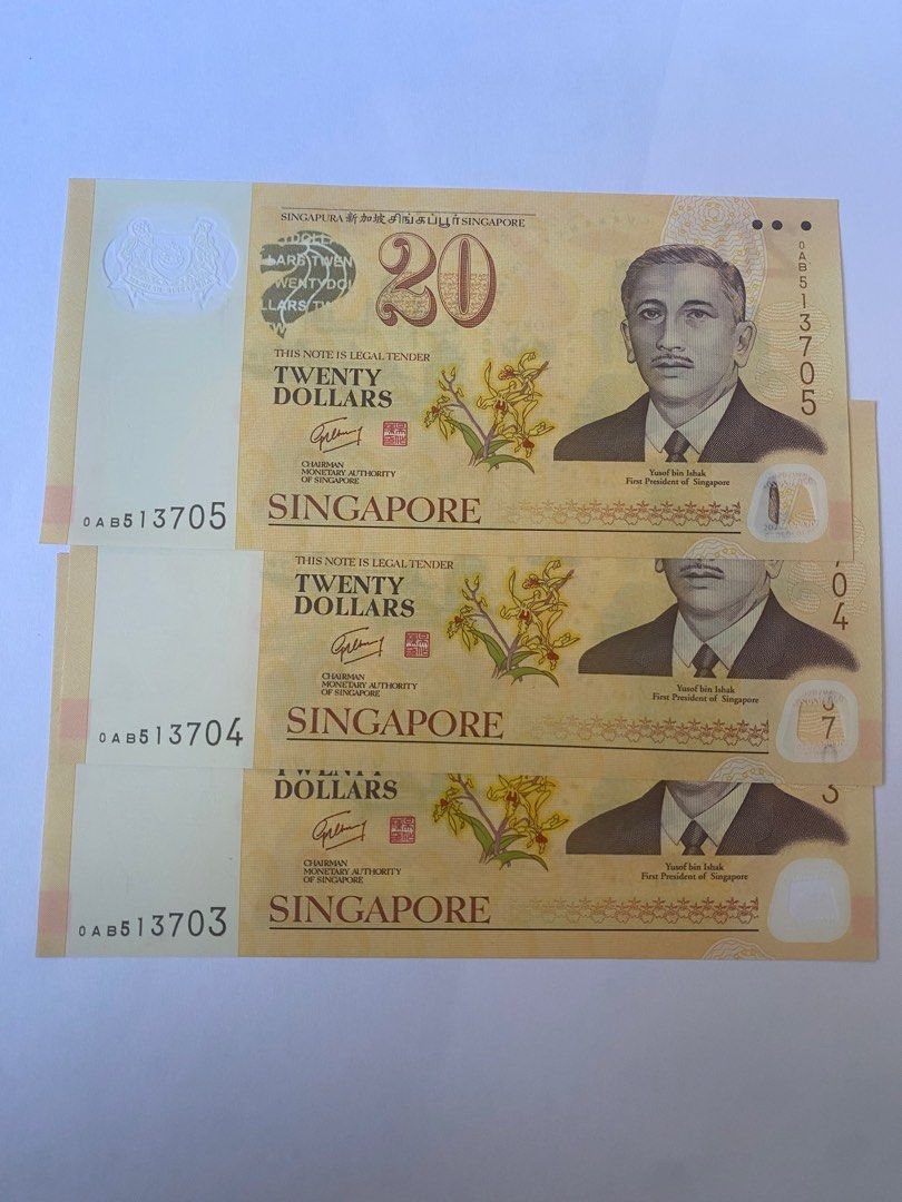 $20 commemorative Singapore note || Brunei Singapore $20 note, Hobbies & Toys, Memorabilia ...