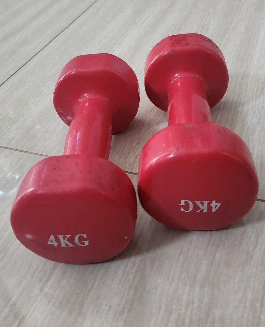 4kg dumbbell, Sports Equipment, Exercise & Fitness, Weights & Dumbbells ...