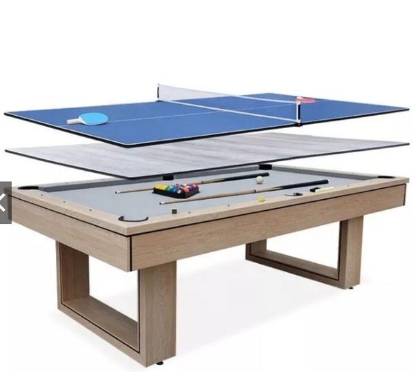 4x8ft. 3in1 cream color (billiards, table tennis and dining table ...