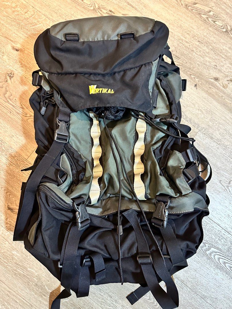 60L Backpack ( Black), Men's Fashion, Bags, Backpacks on Carousell