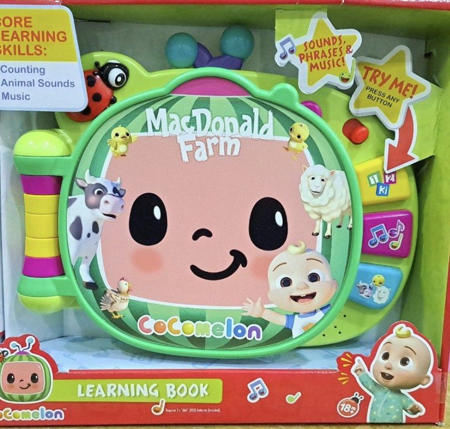 [現貨] [包郵] Cocomelon Learning Book 發聲故事書- MacDonald Farm, 興趣及遊戲, 玩具 & 遊戲 ...