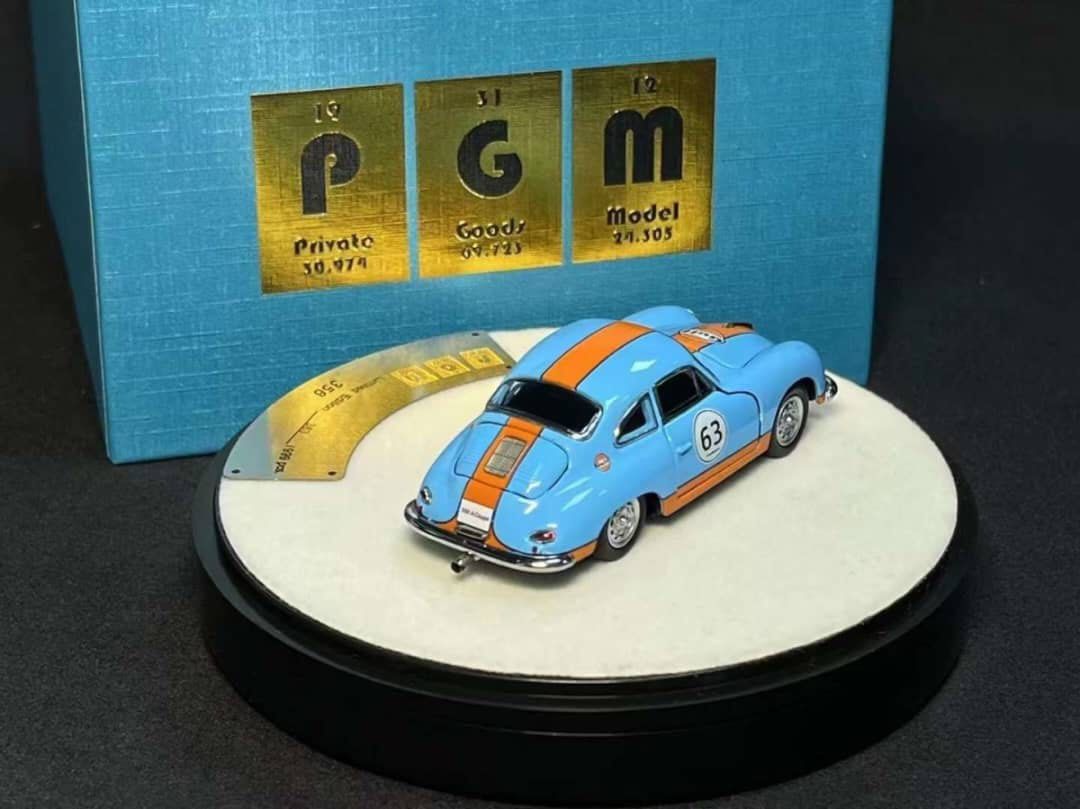 預訂 pre-order**** PGM 1:64合金全開模型！經典老爺車356 GULF, 預購 - Carousell