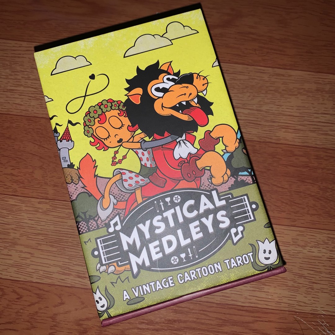 Mystical Medleys A vintage cartoon tarot 懷舊卡通塔羅牌, 興趣及遊戲, 書本 & 文具, 書本及雜誌 ...