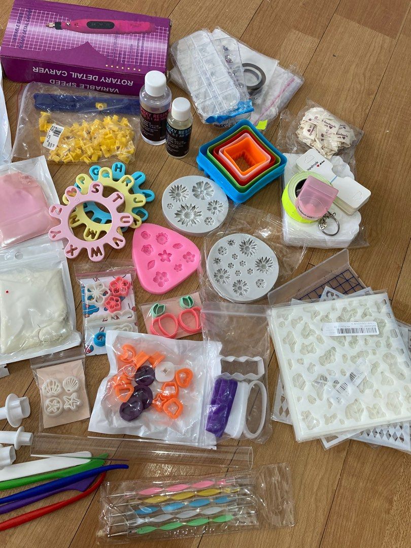 Air dry clay ,tools & molders, Hobbies & Toys, Stationary & Craft ...