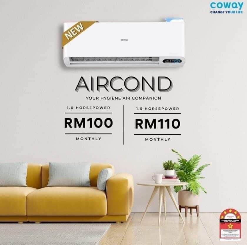 Aircond coway 1.0hp/1.5hp, TV & Home Appliances, Air Conditioners & Heating on Carousell